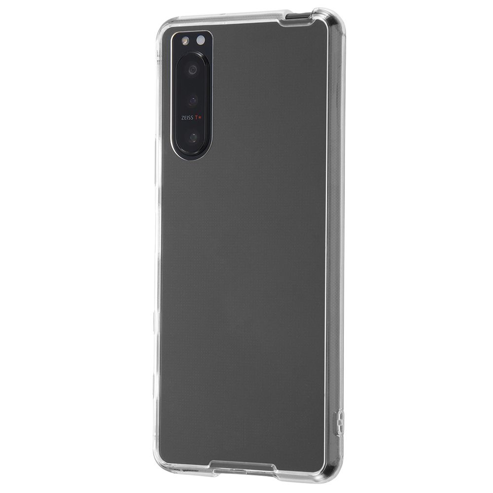 傷に強い&衝撃吸収ray-out Xperia 5 II ハイブリッド衝撃吸収性のあるTPU×摩擦による傷を低減するポリカーボネイト鉛筆硬度2Hで傷に強い衝撃をやわらげる柔らか素材四つ角エアクッション付ボタンや端子周りまで保護マイクロドット...