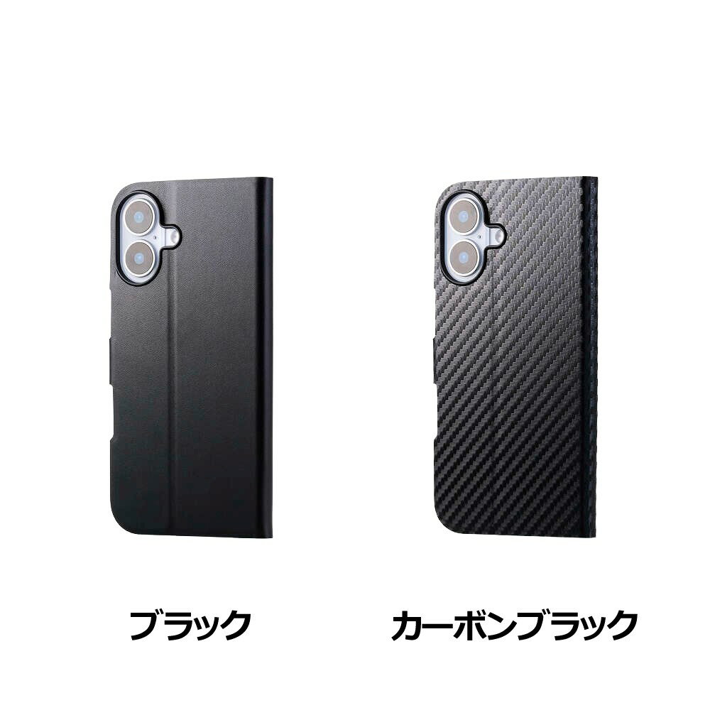 端末の薄さや軽さを損ねない、薄型・超軽量なウルトラスリムタイプの手帳型ケースです。 エレコム iPhone 17/手帳型ケース/薄型/磁石付 薄型・超軽量なウルトラスリムタイプのソフトレザーケース。 端末を衝撃から守る 端末装着部分に衝撃を...