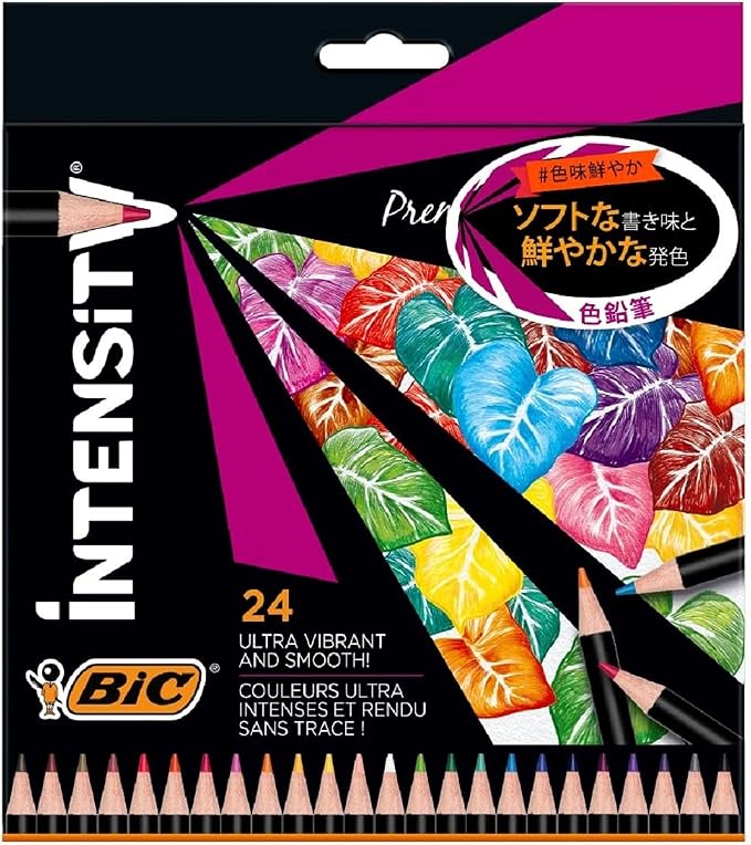 商品説明大人向けカラーリングブランド「BICインテンシティ」が日本初上陸しました。本製品は、ソフトな書き味と鮮やかな発色を実現するプレミアム色鉛筆です。豊富な24色のカラーバリエーションで、繊細なグラデーションから大胆な色使いまで幅広い表現...