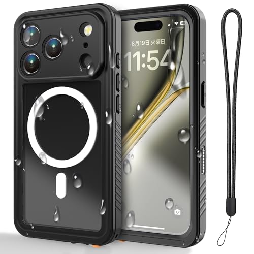 CellBeat iPhone 17 Pro 防水ケース 完全防水 【IP68認証 & MIL規格耐衝撃】 水中撮影可能 アウトドア防護ケース｜防塵防雪・カメラ保護・ストラップ付き（6.3インチ対応）ブランド: CellBeatメーカー: ...
