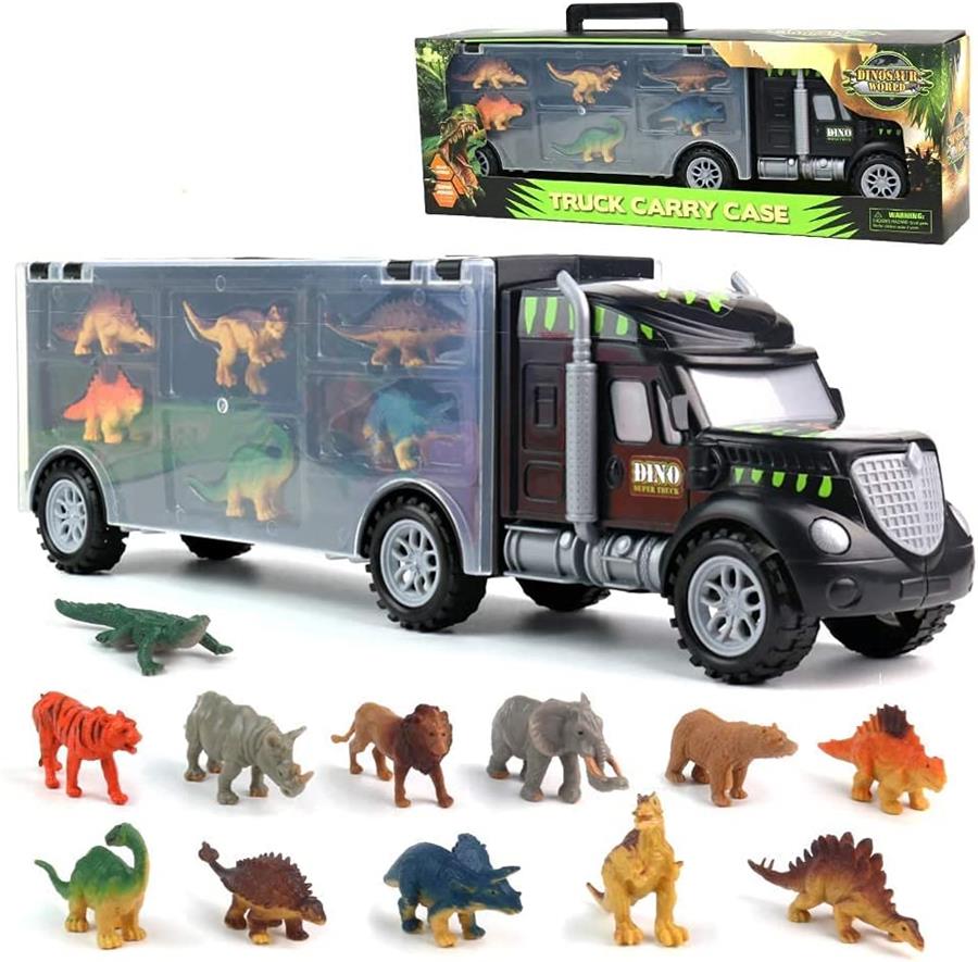 恐竜の世界へようこそ！恐竜のおもちゃとおもちゃの車は、子供のウィッシュリストのTOP2を常に占めています。 そのため、男の子と女の子向けの恐竜のトラックおもちゃを製造しています。 子供たちが恐竜のファンであれば、この恐竜トラックのおもちゃは...