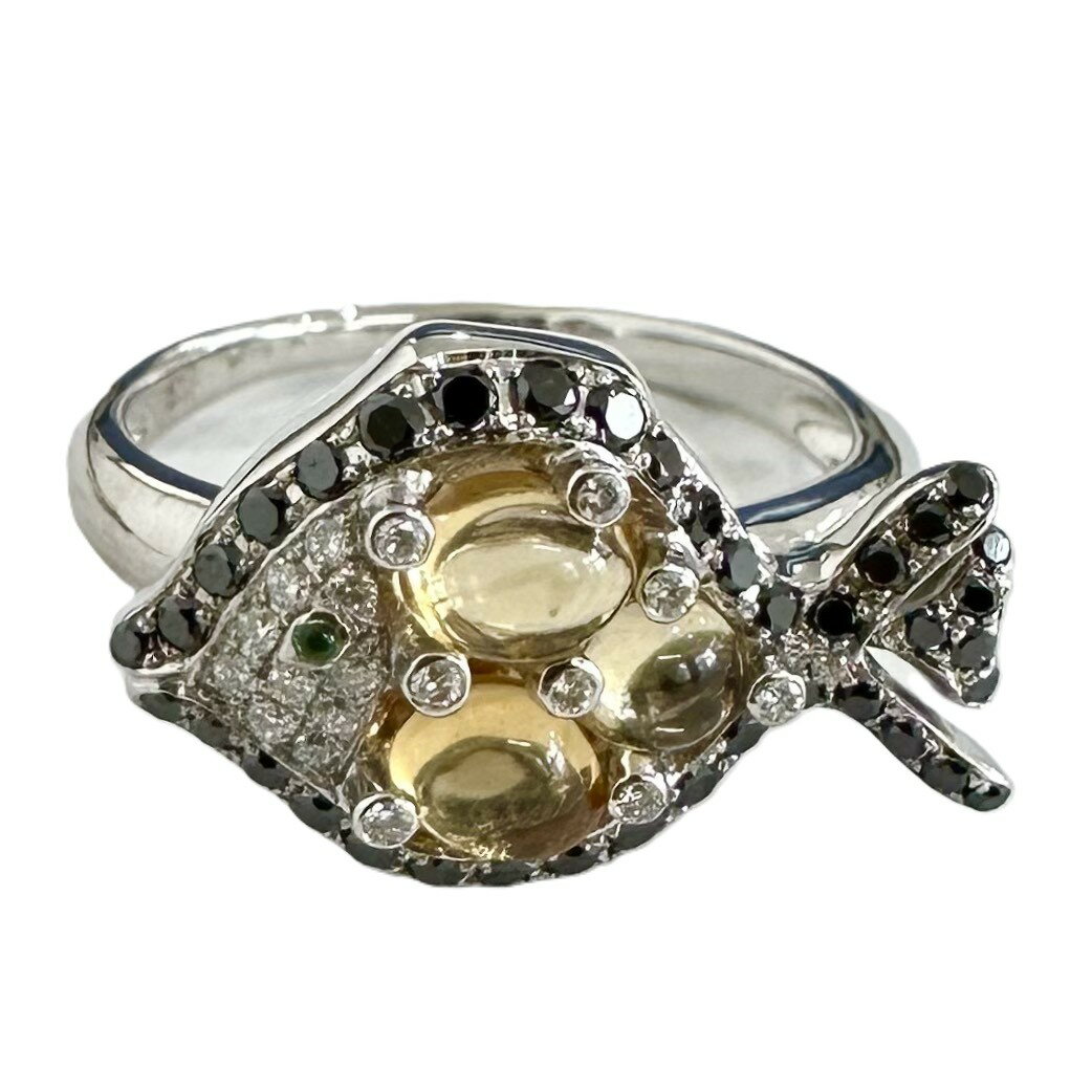 商品情報 素材 K18ホワイトゴールド サイズ 約13号 魚サイズ W2×H1.4cm 重さ 5.51g 付属品 なし 色 ホワイトゴールド 備考 目立った傷や汚れはありません。