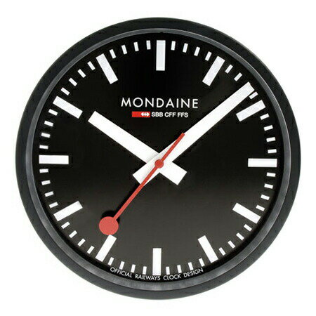 メーカー：MONDAINE モンディーン製品名：A990.CLOCK.64SBBケース径：250mmケース素材：アルミ820gクオーツ非防水風防：強化ミネラルガラスメーカー保証1年間メーカー：MONDAINE モンディーン製品名：A990....