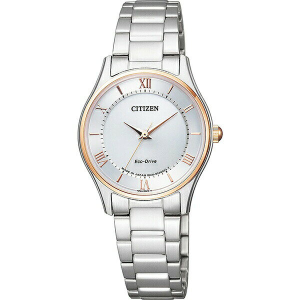 メーカー：CITIZEN COLLECTION シチズンコレクション製品名：EM0404-51A JANコード：4974375470644ケースサイズ：27.7mmムーブメント：ソーラーバンド素材：ステンレス 一部めっき防水：5気圧防水ガラ...