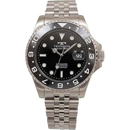 メーカー：TECHNOS テクノス製品名：T9C11SBJANコード：4589911883552防水：10気圧防水ケースサイズ（mm）：約43.5mmバンド素材：ステンレスケース素材：ステンレス機能 付加仕様：仕様：三針・カレンダー付・回転...