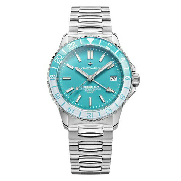 メーカー：VENEZIANICO ヴェネチアニコ製品名：3521505CJANコード：8056590473399ケース素材：ステンレススチール風防素材：無反射コーティングサファイアガラスムーブメント：自動巻(セイコーNH34A GMT)ケー...