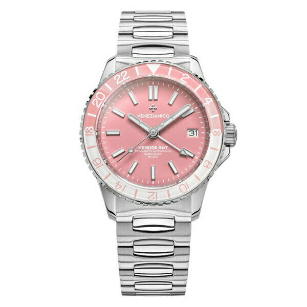 メーカー：VENEZIANICO ヴェネチアニコ製品名：3521506CJANコード：8056590473405ケース素材：ステンレススチール風防素材：無反射コーティングサファイアガラスムーブメント：自動巻(セイコーNH34A GMT)ケー...