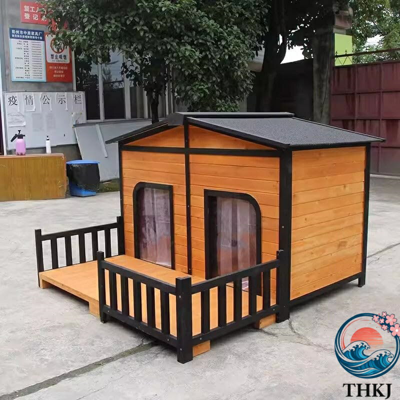&nbsp;余分なスペース：屋根のない高い表面を備えた広々としたポーチは、長期的には犬小屋を拡張するための日当たりの良い暖かい場所を提供します。&nbsp;耐候性構造設計】私たちの犬小屋は気密保護設計と傾斜した防水屋根を備えており、汚れた水...