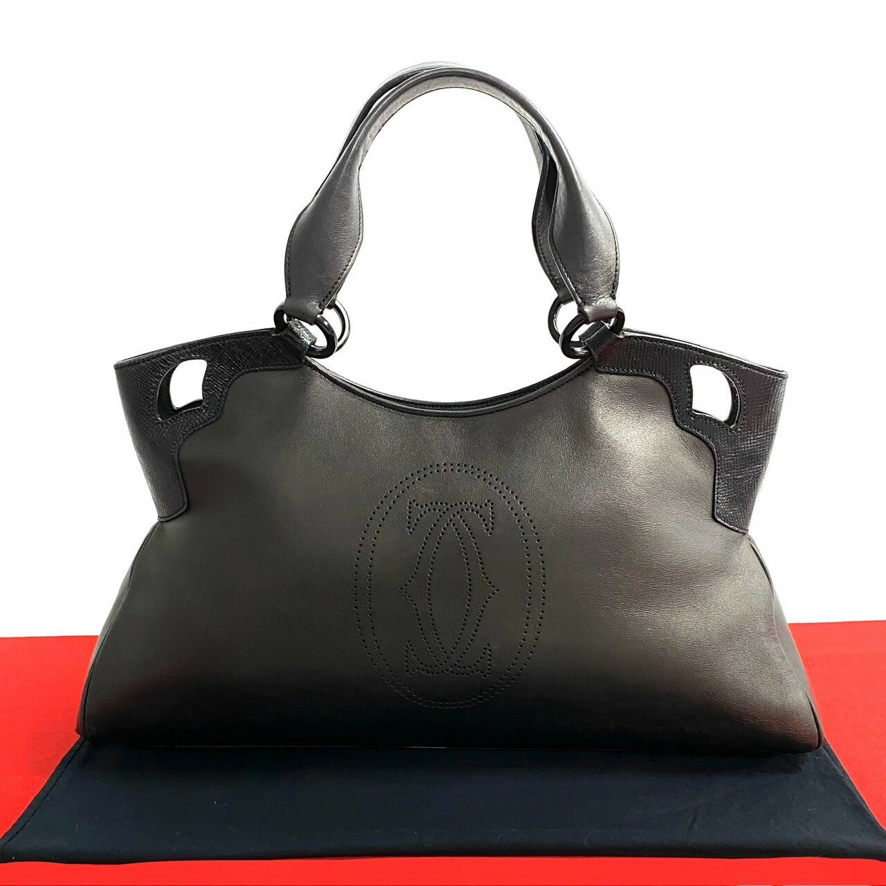 楽天市場】レザー(ブランドカルティエ)(ハンドバッグ 楽天市場】レザー(ブランドカルティエ)(ハンドバッグ