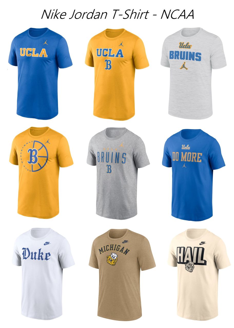 【商品名】 Nike Men's NCAA Team T-Shirt ナイキ メンズ NCAA カレッジ バスケットボールTシャツ 【モデル】 UCLA Bruins Wordmark - Blue　200606463 UCLA Bruin...
