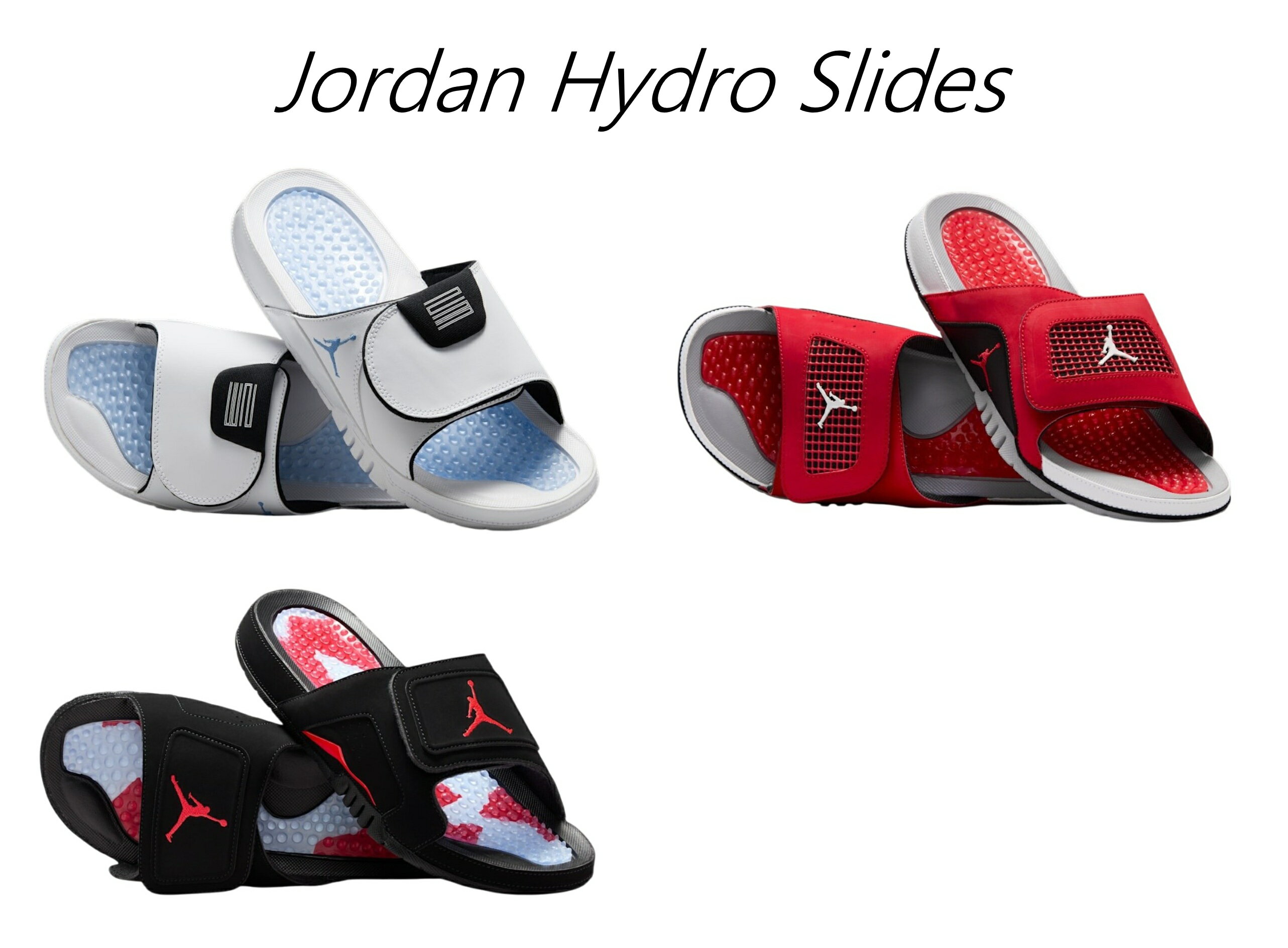 【商品名】 Jordan hydro Slides ジョーダン ナイキ ハイドロ サンダル 【モデル】 Jordan Hydro XI White/Legend Blue　FN2452-104 Jordan Hydro VI Retro B...