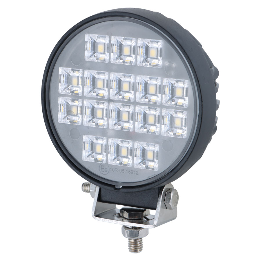WL-39　丸型　LEDワークランプ　16W　12/24v共用　3.5インチタイプ 〈サイズ：直径約92mmΦ×奥行約33mm〉 〈規格：DC12/1.4A DC24V/0.7A 　　　　16W 1300ルーメン　6000K〉 〈パッケージ...
