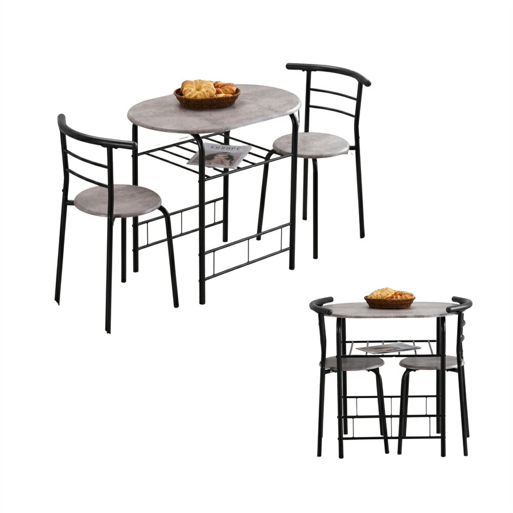 【モダンでシンプルなデザイン】テーブルと椅子のシンプルなデザインは、現代的なインテリアに溶け込みやすく、どんな部屋にも調和します。直線的なフォルムが洗練された雰囲気を演出します。 【高品質な素材】テーブルの天板は耐久性に優れた木目調仕上げで...