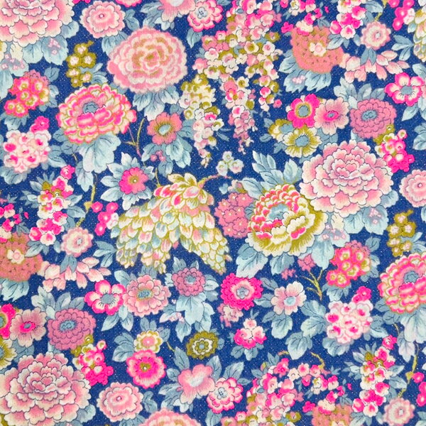 約108cm巾 綿100% タナローンリバティプリントを代表する上質な肌ざわりのタナローン生地2025年秋冬柄【Neon Splash ネオンスプラッシュ】毎年ご好評を頂いております「Neon Liberty(ネオンリバティ)」ですが、今回...