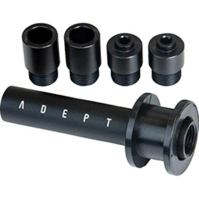 スペック■素材：プラスチック、アルミ合金■Φ5mmクイックリレーズ/126〜135mmエンド、Φ12スルーアスクル/142〜150mmエンド対応■クイックリレーズ用アダプター2個付属■スルーアスクル用アダプター2個付属特長自転車の洗浄やメン...