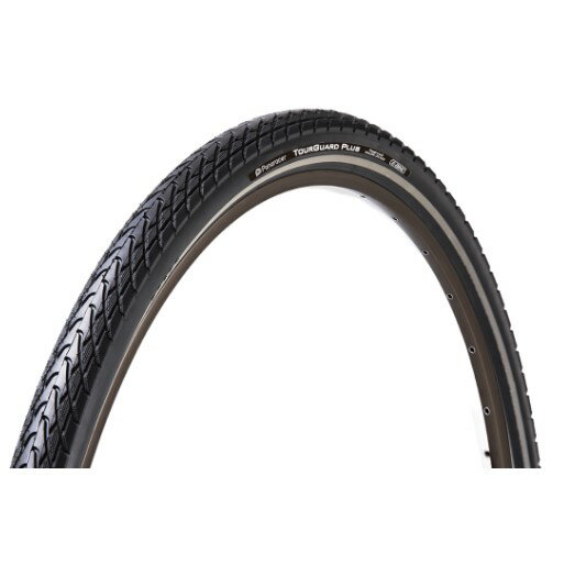 スペック■サイズ：700×28C■ETRTO：28-622■重量：690g■サイドに反射テープ付き特長耐パンク性能と耐久性にすぐれたタイヤです。約1万kmの走行にも耐える耐摩耗ゴムを採用。タイヤ内部に5mmの強靭なゴム層を配置。街乗りから通...