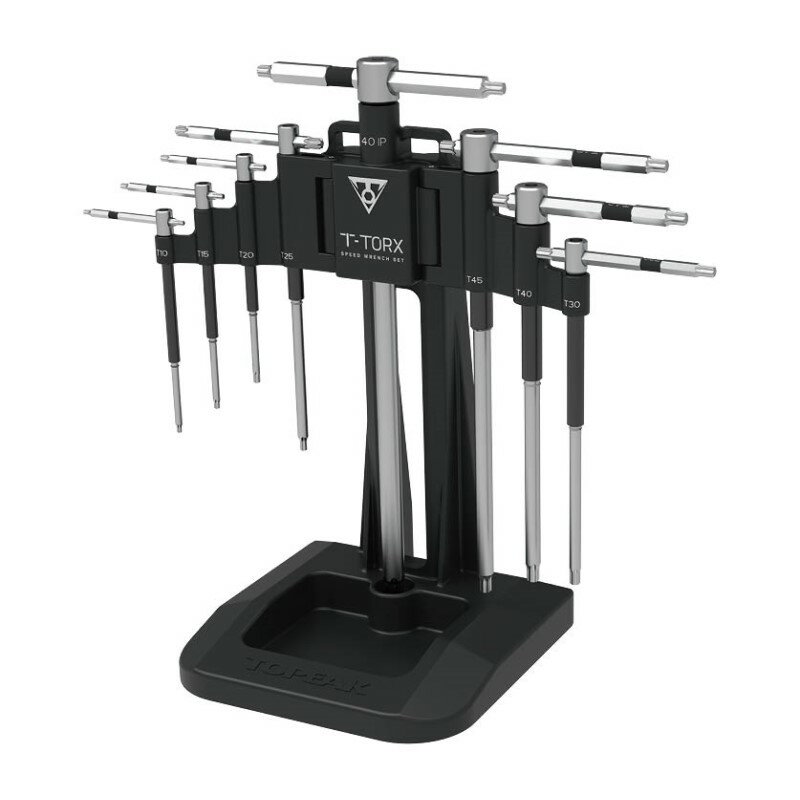 スペック■クロムバナジウムツール■トルクスレンチ：T10、T15、T20、T25、T30、T40、T45、T40IP■スピードスリーブ■マグネットトレイ付きツールホルダー■サイズ：L170×W325×H360mm■重量：1.4kg特長素早く...