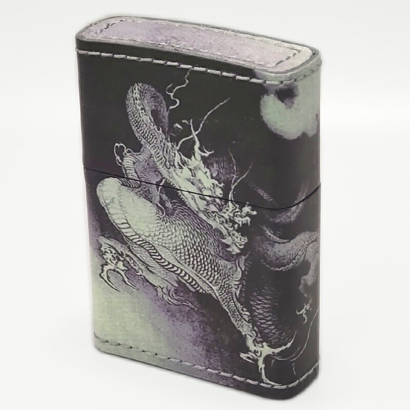 【送料無料ラインについて】 北海道・沖縄・離島・一部地域は、購入金額に関わらず「送料無料ライン対象外」です。通常送料が加算されます。当店からのメールにて送料をご確認下さい。 闇夜を切り裂く稲妻の中を舞い上がる龍。手にしっくり馴染む革巻き加工...