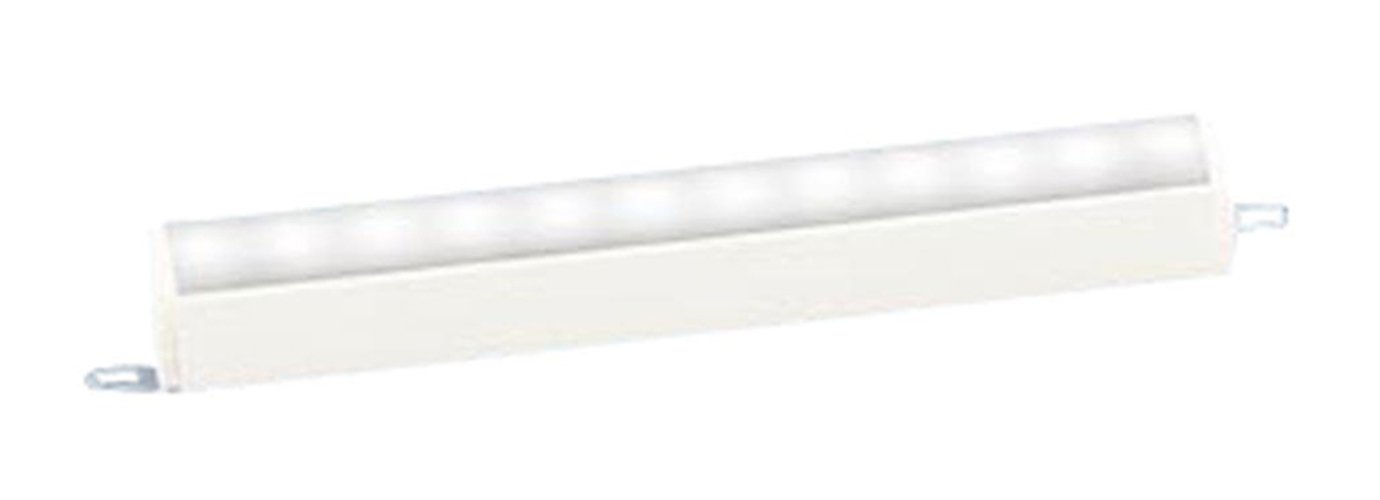 LED内蔵、電源ユニット内蔵LED（電球色タイプ）光源色温度：2700K幅：38mm長：300mm （取付部含む340）高：40mm質量：0.5kg器具光束：535lm電圧：100V消費電力：5.3W消費効率：100.9lm/WRa83カバ...