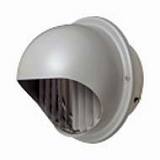 適用パイプ・ダクト寸法：φ100mm製品寸法：高さ155×幅155×奥行150mm丸形フード(ステンレス製・ギャラリ付)標準タイプ■特長耐蝕性ステンレス(SUS304)抜け止め金具付(スプリング式)雨水浸入低減構造粉体塗装仕上げ(フード部)...