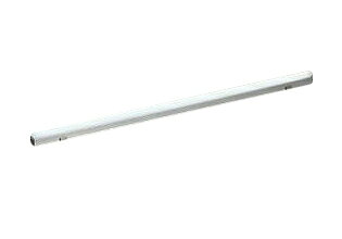 ●屋外で使用でき、ツブツブ感がなくスリムな間接照明(LED内蔵)LED 10.5W 昼白色 5000K材質：アルミ型材 シルバーアルマイトポリカーボネート 乳白寸法：巾28 長849 高39mm重さ：0.4kg■AC100V■調光器併用不可...