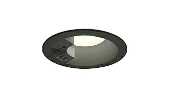 ブラック電球色定格光束：372lm定格消費電力：6.0WRa942700K11VA(100V)アルミダイカストカバー：樹脂(乳白)0.4kg人感センサーON-OFF型取付可能天井厚5-25mm調光器不可センサー機能連動可能LED一体型浅型埋...