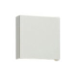 建築に同化する、空間との親和性が高いブラケット。LED(温白色)色温度：3500K演色性：Ra93消費電力：6.7W光束：565lm本体：アルミダイカスト・マットファインホワイト塗装レンズ：アクリル・透明消し幅-□120 出幅-30mm 重...