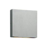 ◆建築に調和するカタチと上下に広がる美しい光。LED(電球色)色温度：2700K演色性：Ra93消費電力：6W光束：350lm本体：アルミダイカスト・サテンシルバー塗装パネル：ガラス・乳半色幅-□152 出幅-39mm 重-0.9kg●IP...