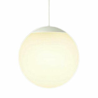 電球色/2700K・Ra83定格光束：660lm消費電力：7.2Wランプ付LED電球 7.2W（E26）白熱灯100W相当鋼板 白塗装ガラス 乳白消し径φ250 高254 全長700〜1200mm2.7kg12VA吊高さ調節可能AC100V...