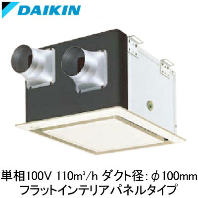汚れた空気を入れ替えたい時に「急速換気モード」でスピーディに換気できます。ダクト径：φ100mm110立方m/hタイプ(適用人員：4〜7人)小型全熱交換器ユニットは空調機との連動運転は行えません。単独運転専用単相100V専用リモコン(必須別...