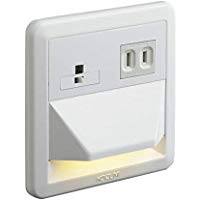 LED（電球色）LED0.8Wランプ：LED●カバー：白色●高-116 幅-116 出幅-25 埋込深-33mm 重-0.2kg●消費電力：0.8W●色温度：2700K●演色性：Ra80●光源寿命：40000時間●自動点滅器付●点灯照度調節...