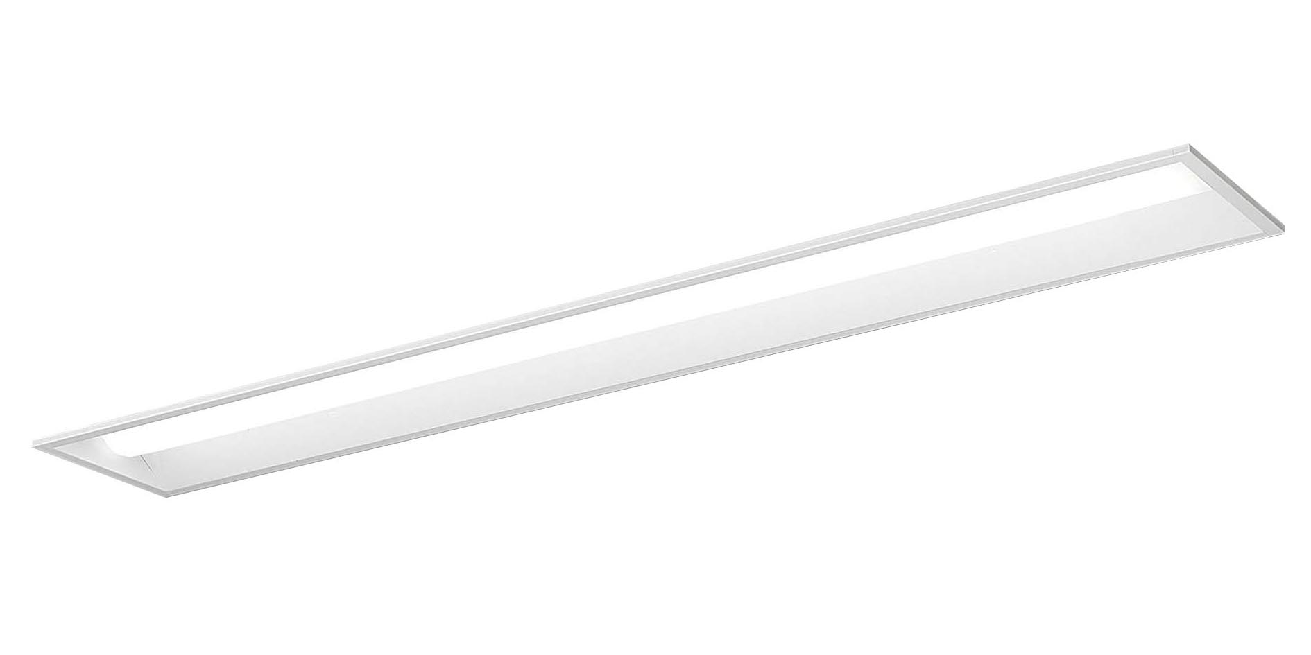 LED内蔵、電源ユニット内蔵LED（白色）色温度：4000K幅：210mm長：1274mm埋込穴幅：190mm埋込穴長：1257mm埋込高：95mm質量：3.4kg器具光束：9450lm安定器出力型：定格出力型安定器補足：約5〜100％連続...