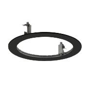 ブラック鋼巾φ195・0.3kg埋込深43取付可能天井厚5-25mm屋内取付専用LEDダウンライト専用埋込穴φ175検索用カテゴリ485