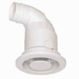 適用パイプ・ダクト寸法：φ50mm製品寸法：高さ165×幅126×奥行144mmφ50mm接続用給排気グリル(丸形)ホワイト■特長適用ダクト：P-05D・05DS風量調節機構付取付穴：φ102mm天井板挟み込み取付(12.5〜30mmまで対...