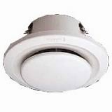 適用パイプ・ダクト寸法：φ150mm製品寸法：高さ84×幅220×奥行220mm丸形給排グリル(風量調節形)■特長風量調節可能材質：プラスチック製抜け止め金具付センターパネルを回転させるとパネルが上下し開閉できます。全閉可能質量：0.2kg...