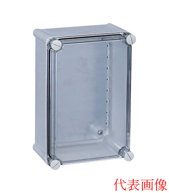 ●FIBOX社製材質：ポリカーボネート樹脂カバー：透明、ボデー：グレー色取付基板：鉄製基板(1.6mm)カバー：ねじ止め式(樹脂性)※上記商品はメーカ物流センター等に一定量在庫している商品ですが、在庫が切れた場合は、輸入品のため納期がかかる...