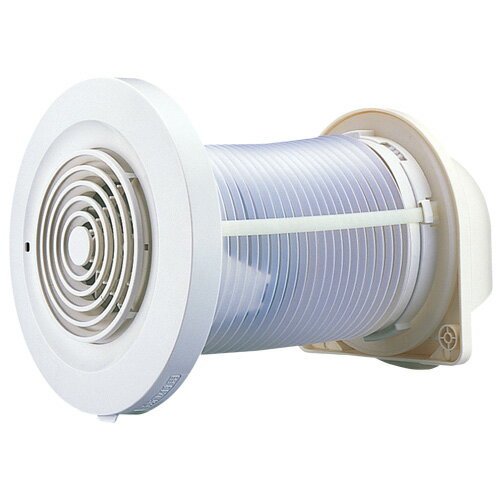 単相100V壁穴寸法：φ115〜120mmフルセットタイプ パイプ楽タッチターボファンコードプラグ付コード線取り出し3方向選択可能取付可能壁厚寸法：95〜220mm壁面取付 ※天井面には取り付けできません。ワンタッチ着脱ルーバー●適用するス...