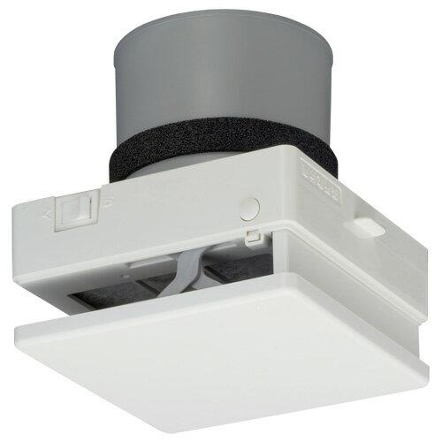 単相100V適用パイプ・ダクト寸法：φ100mmインテリアパネルタイプ居間用 色：シルキーホワイト外気清浄フィルター付・SL端子付本体スイッチ付・手動式パネルシャッタープロペラファン※天井取付専用(壁取付不可)※給気専用タイプです。排気には...