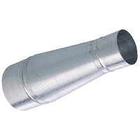 適用パイプ：呼び径φ200mm⇔φ150mm材質：亜鉛鋼板t0.6mmパイプ径が変わる箇所に使用します。検索用カテゴリ295