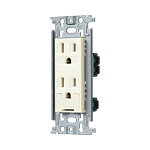 フルカラー埋込アースターミナル付接地ダブルコンセント15A 125V AC電設資材につきましては、一個単位での販売ができない商品もございます。検索用カテゴリ422
