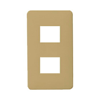 2コ用(ダークベージュ)電設資材につきましては、一個単位での販売ができない商品もございます。検索用カテゴリ422