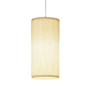 (ランプ付)LED電球 7.2W（E26）電球色 2700Kアクリル 乳白（マット）布 白（コーティング加工）径φ120 高250 全長480〜1200mm0.4kg■吊高さ調節可能■AC100V■調光器併用不可12VA定格光束 720lm...