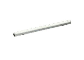 ●屋外で使用でき、ツブツブ感がなくスリムな間接照明(LED内蔵)LED 7.4W 温白色 3500K材質：アルミ型材 シルバーアルマイトポリカーボネート 乳白寸法：巾28 長574 高39mm重さ：0.3kg■AC100V■調光器併用不可■...