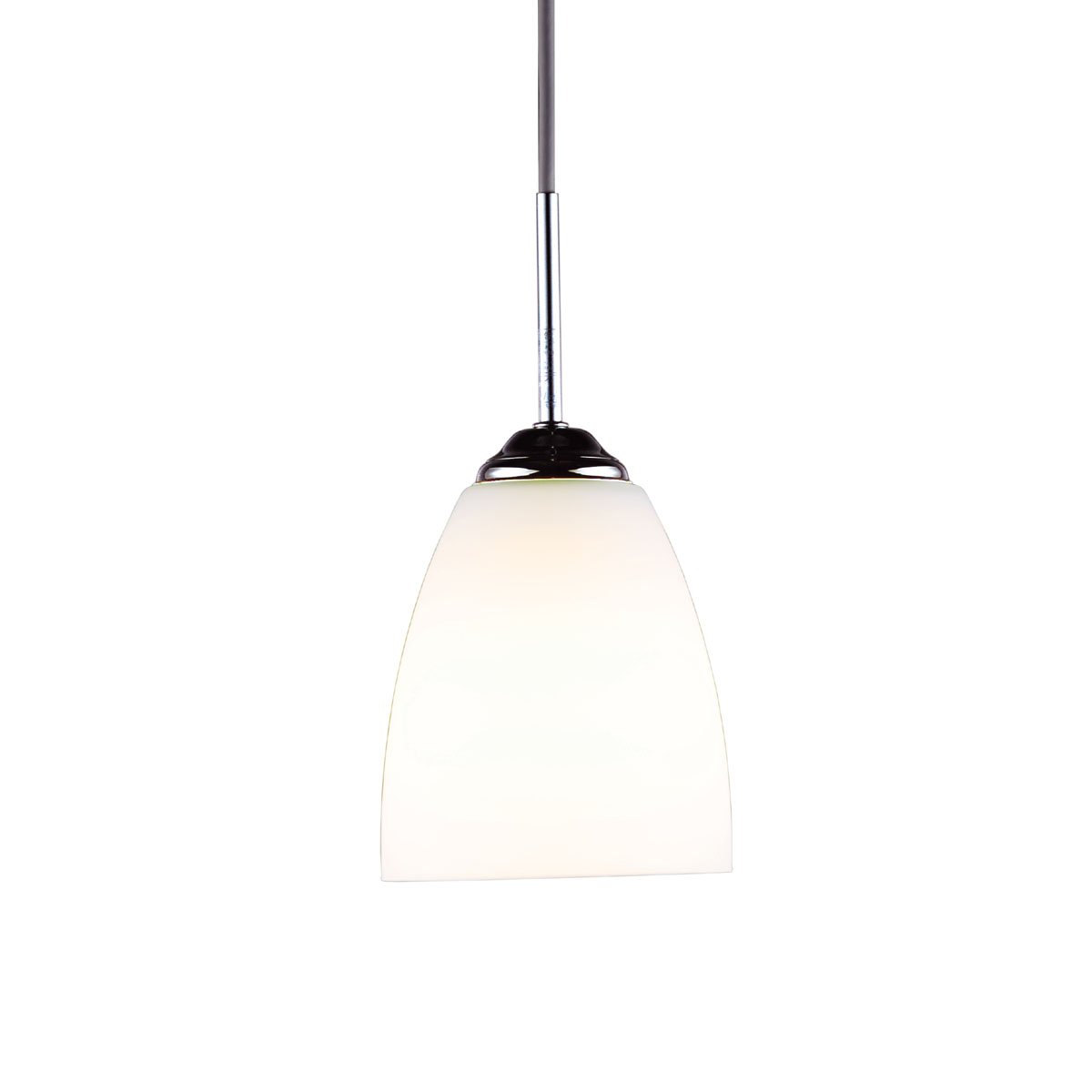 インテリアセレクション白熱60W相当E26 LED電球7.2W×1幅φ140・高 265・全長500〜1200・重0.9kg鋼(クロームメッキ)乳白ガラス(消し)コード調整ダクトプラグ付コードは70cmの範囲内で調節可能ライトコントロールと...