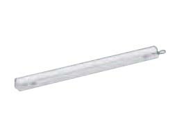 LED内蔵、電源ユニット内蔵LED（電球色）色温度：2700K幅：41mm長：610mm高：50mm質量：0.8Kg器具光束：1290lm安定器出力型：高出力型電圧：100〜242V消費電力：12W消費効率：107.5lm/W【本体】ポリカ...