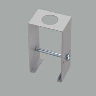 パイプ吊具（φ19）からジョインタへ給電する場合に使用アース付レールにも使用可能シルバー【レール部品】検索用カテゴリ618