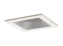 ランプ別売（口金GX53-1）LEDフラットランプφ70（口金GX53-1）用55度までの傾斜天井に取付可能埋込穴角：□100mm埋込高：80mm【アルミダイカスト枠】ホワイトつや消しLEDフラットランプφ70（口金GX53-1）用55度ま...