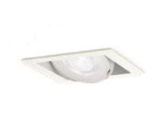 ランプ別梱包LEDフラットランプφ70 クラス400 1灯（口金GX53-1）色温度：3500K埋込穴角：□100mm埋込高：80mm器具光束：440lm電圧：100V消費電力：5.7W消費効率：77.1lm/W【アルミダイカスト枠】ホワイ...