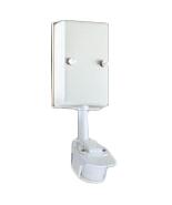 オフホワイト鋼巾70・高208・出100独立型人感センサーON-OFF型壁面取付専用センサー部可動範囲：下向き60°・左右180°連続点灯設定可能別売絶縁台：PF226W調光器不可防雨型検索用カテゴリ487