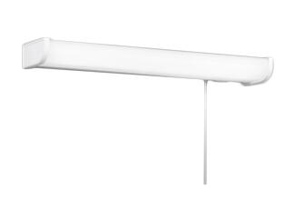 ベストセレクション昼白色定格光束：655lm定格消費電力：9.2WRa835000Kスイッチ付：点灯→常夜灯→消ポリカーボネート（白色）ポリカーボネート（乳白）巾547・高50・出107・0.6kg壁面・棚下面取付兼用コンセント付（1200...
